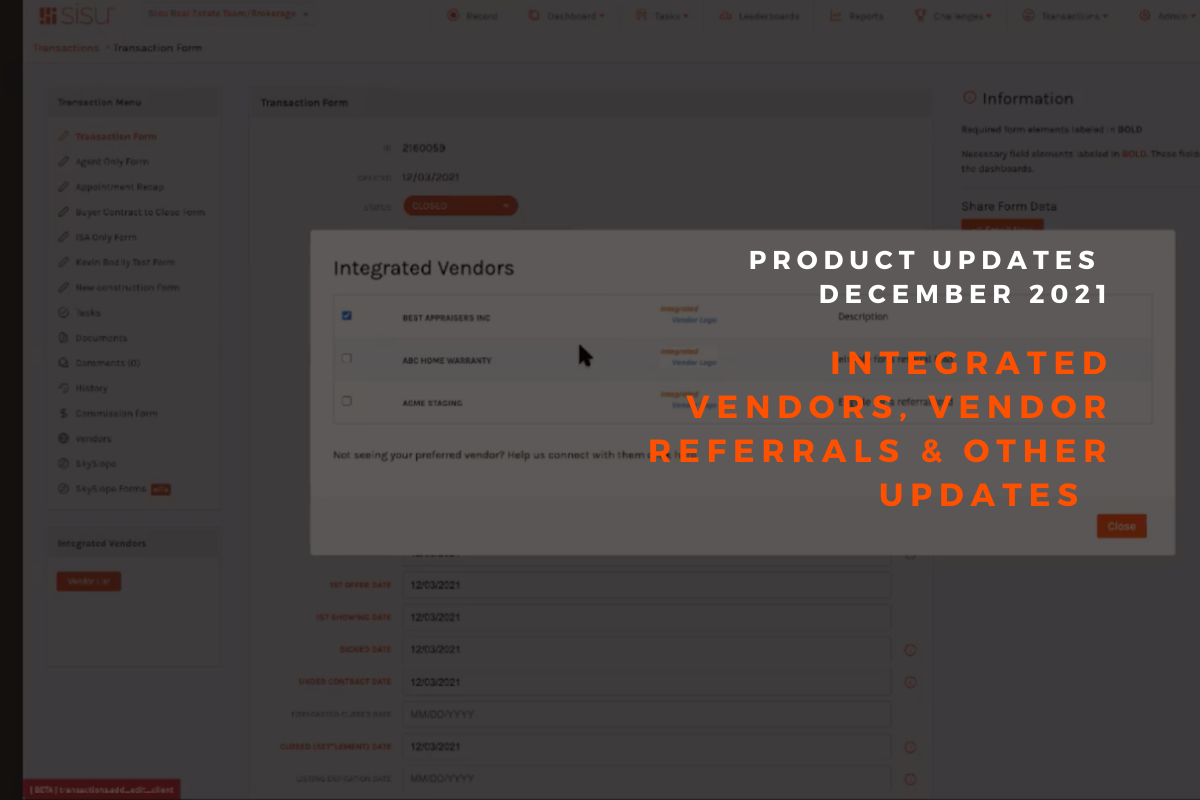 Product Updates Sisu
